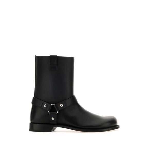 Loewe | Shoes | Loewe Men Black Leather Campo Biker Boots | Poshmark